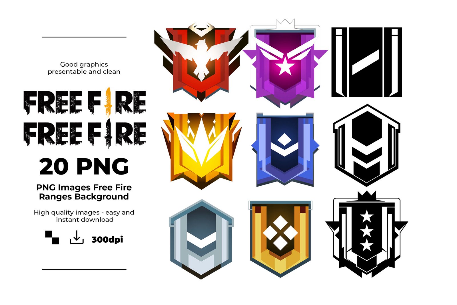 Free Fire, Free Fire Levels, Free Fire Levels Svg, Eps, Pdf, Png, Free ...