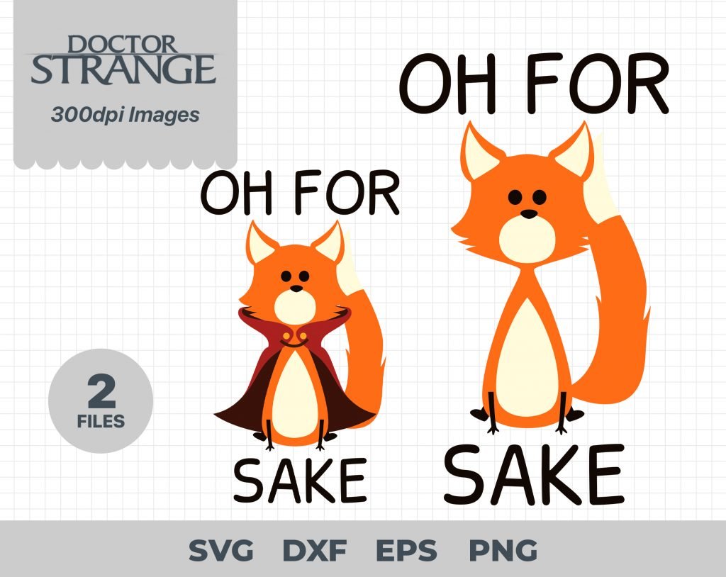 Oh For Fox Sake SVG, Doctor Strange Mug Oh For Fox Sake, Spider-Man No ...
