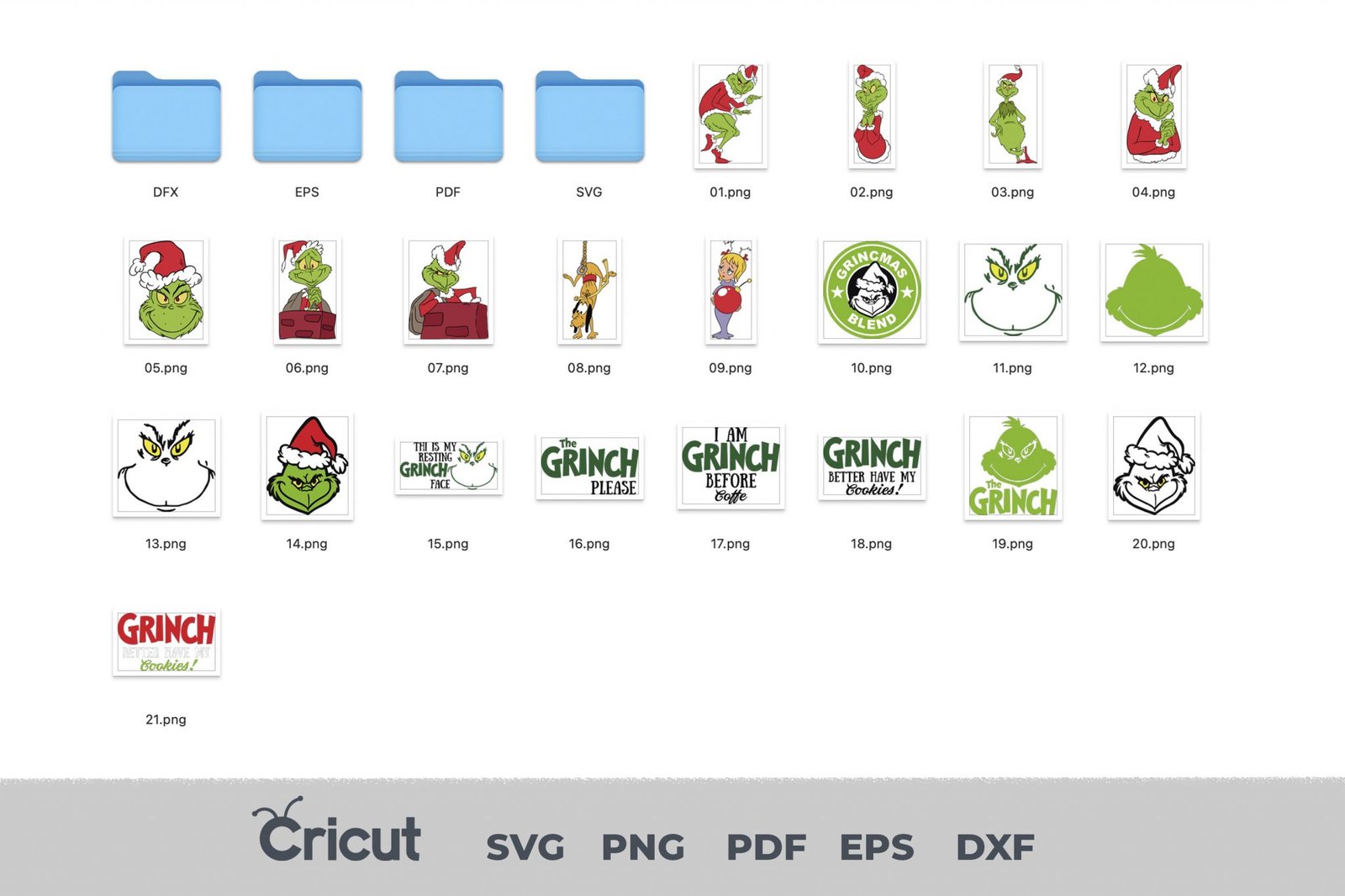 Grinch SVG, Christmas SVG, Layered, svg png jpg dxf eps Cricut ...