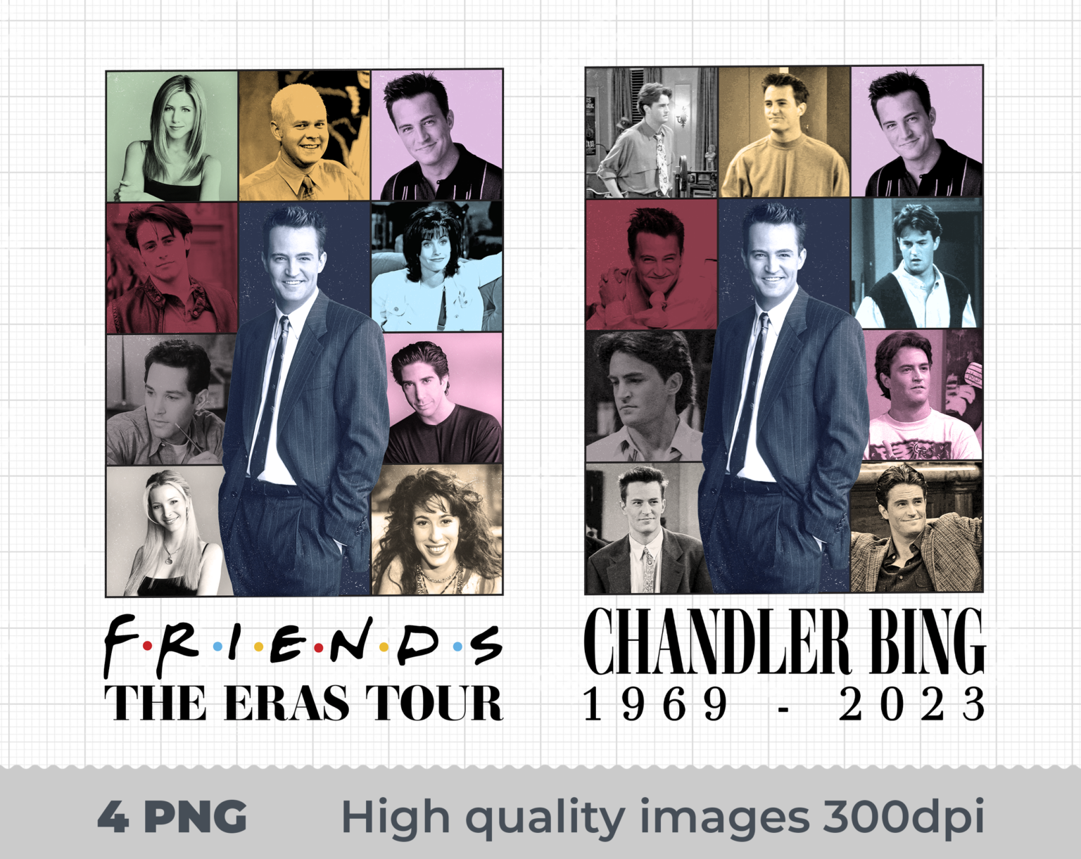 Chandler Bing PNG, Chandler Bing Retro PNG, Friends PNG